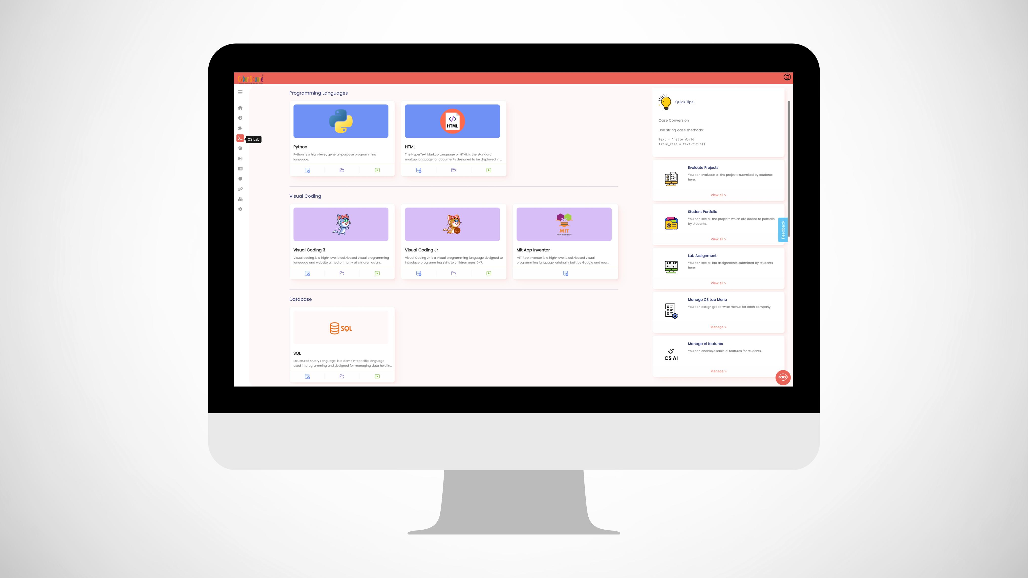 Cyber Square Mobile App